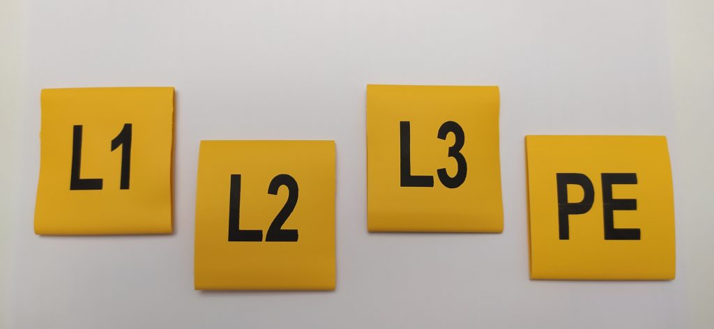 Flexible cable labelling with printed shrink tubing